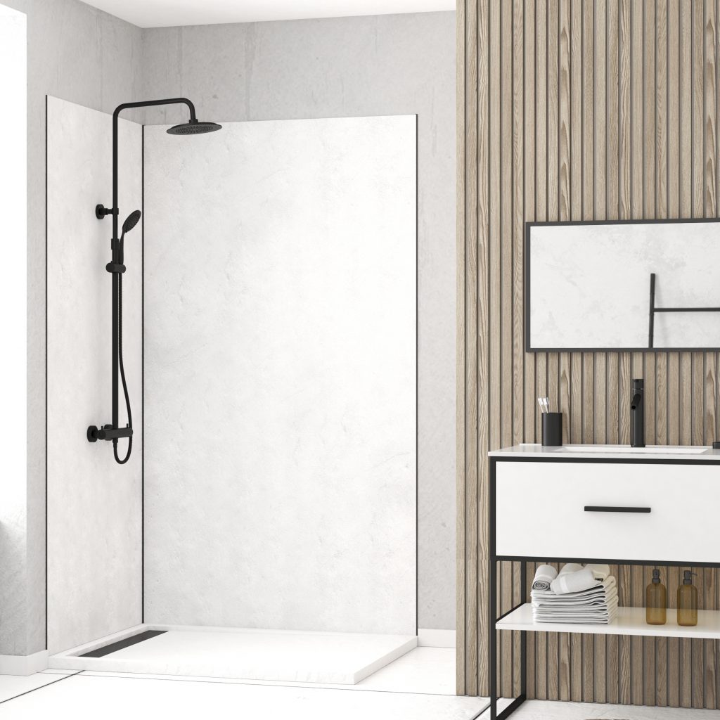 Panneau Mural Pierre Finition Snow Pearl 120 x 210 cm - STONE'IT SNOW ...